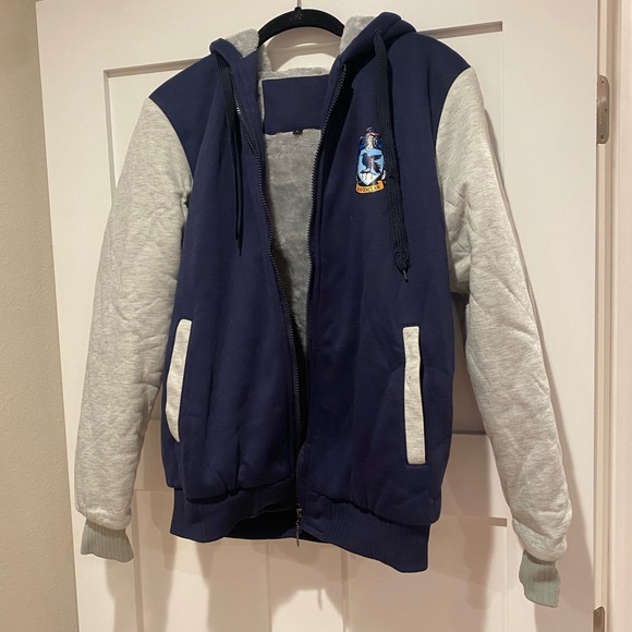 Warner Bros. | Jackets & Coats | Harry Potter Ravenclaw Zipup Faux Fur ...